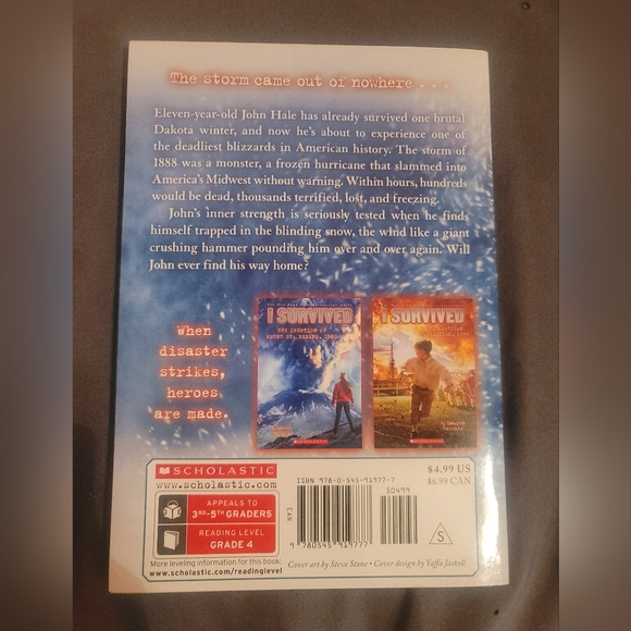 Scholastic | Other | Childrens Chapter Book Called I Survived The ...